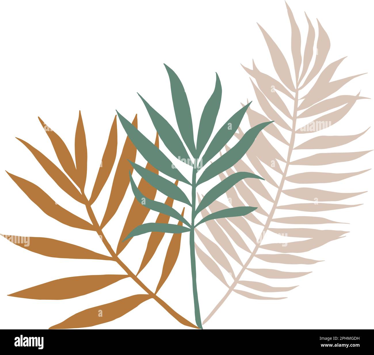 Vector design linear window with palm leaf and key template logos ...