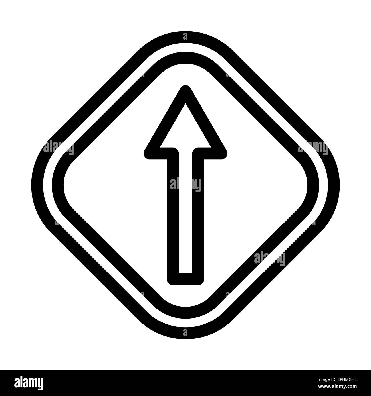 Forward Vector Thick Line Icon For Personal And Commercial Use Stock Photo - Alamy