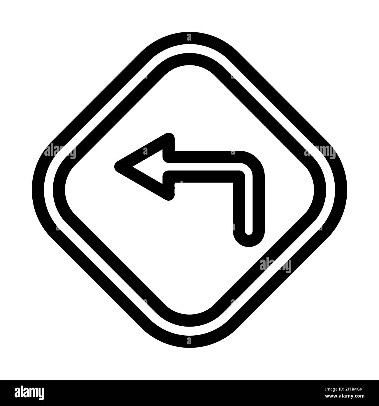 Keep left sign Black and White Stock Photos & Images - Alamy