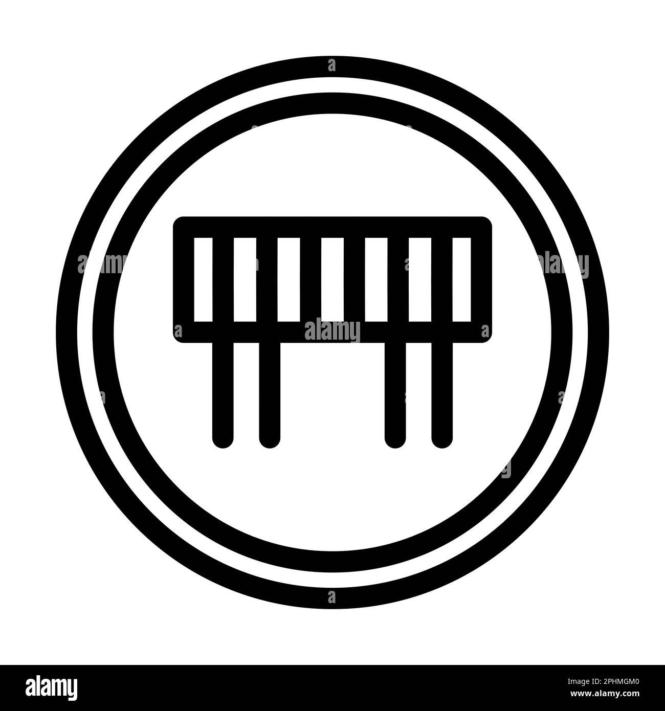 Working Vector Thick Line Icon For Personal And Commercial Use Stock Photo - Alamy