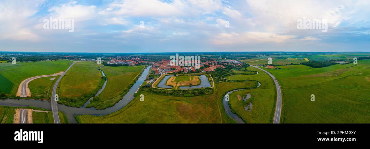Panorama view of Ribe castle in Denmark Stock Photo - Alamy