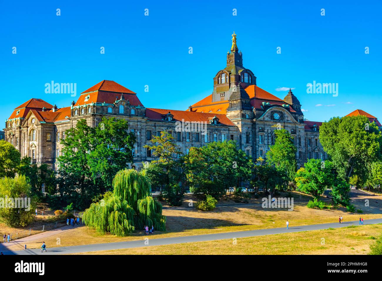 Saxon state government in Dresden, Germany Stock Photo - Alamy
