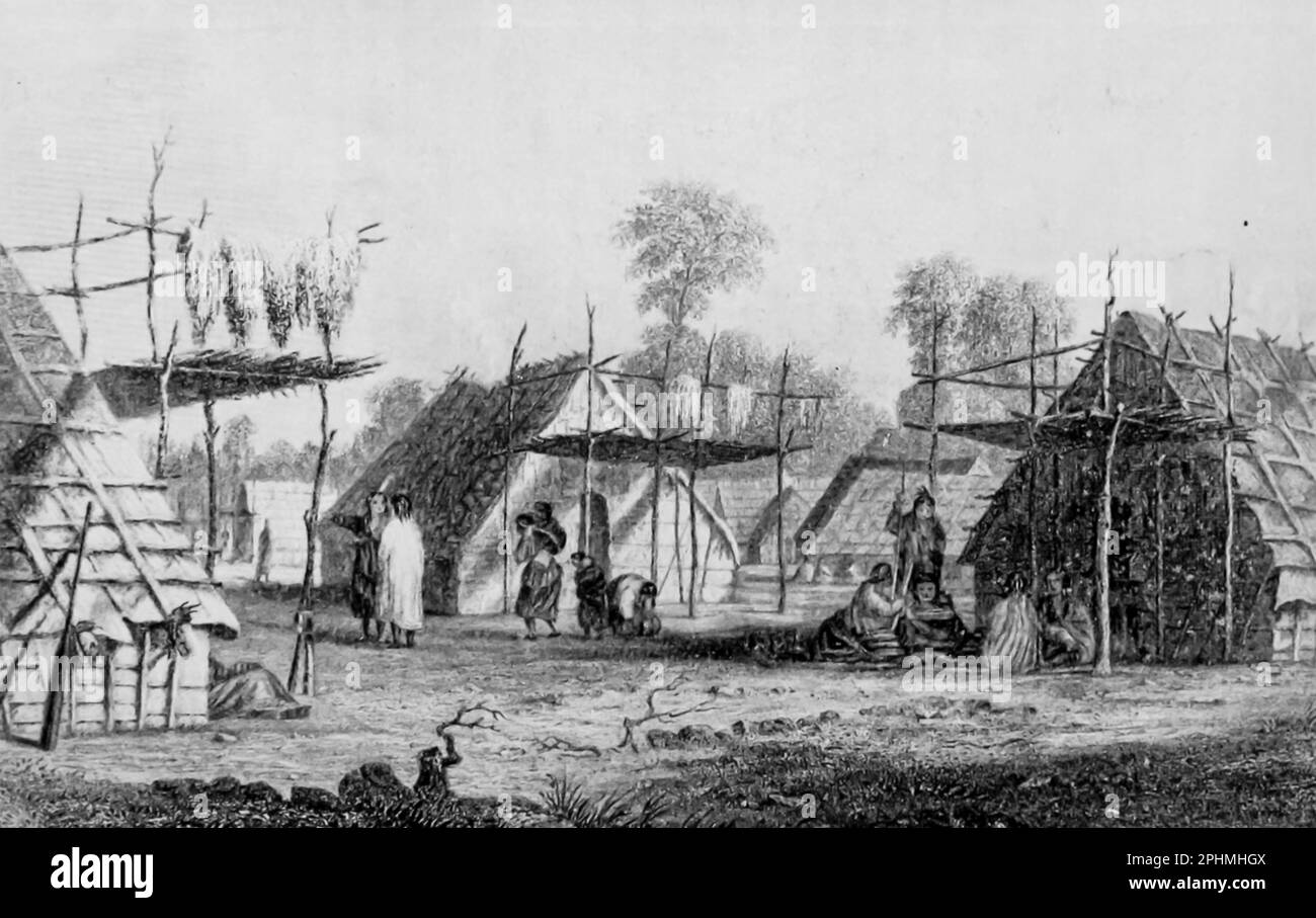 Iroquois village hi-res stock photography and images - Alamy