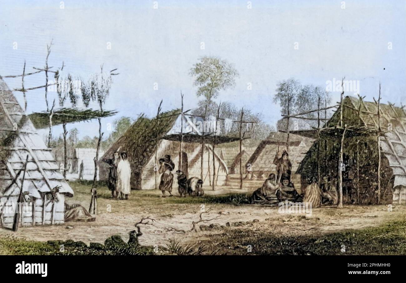 Iroquois village hi-res stock photography and images - Alamy