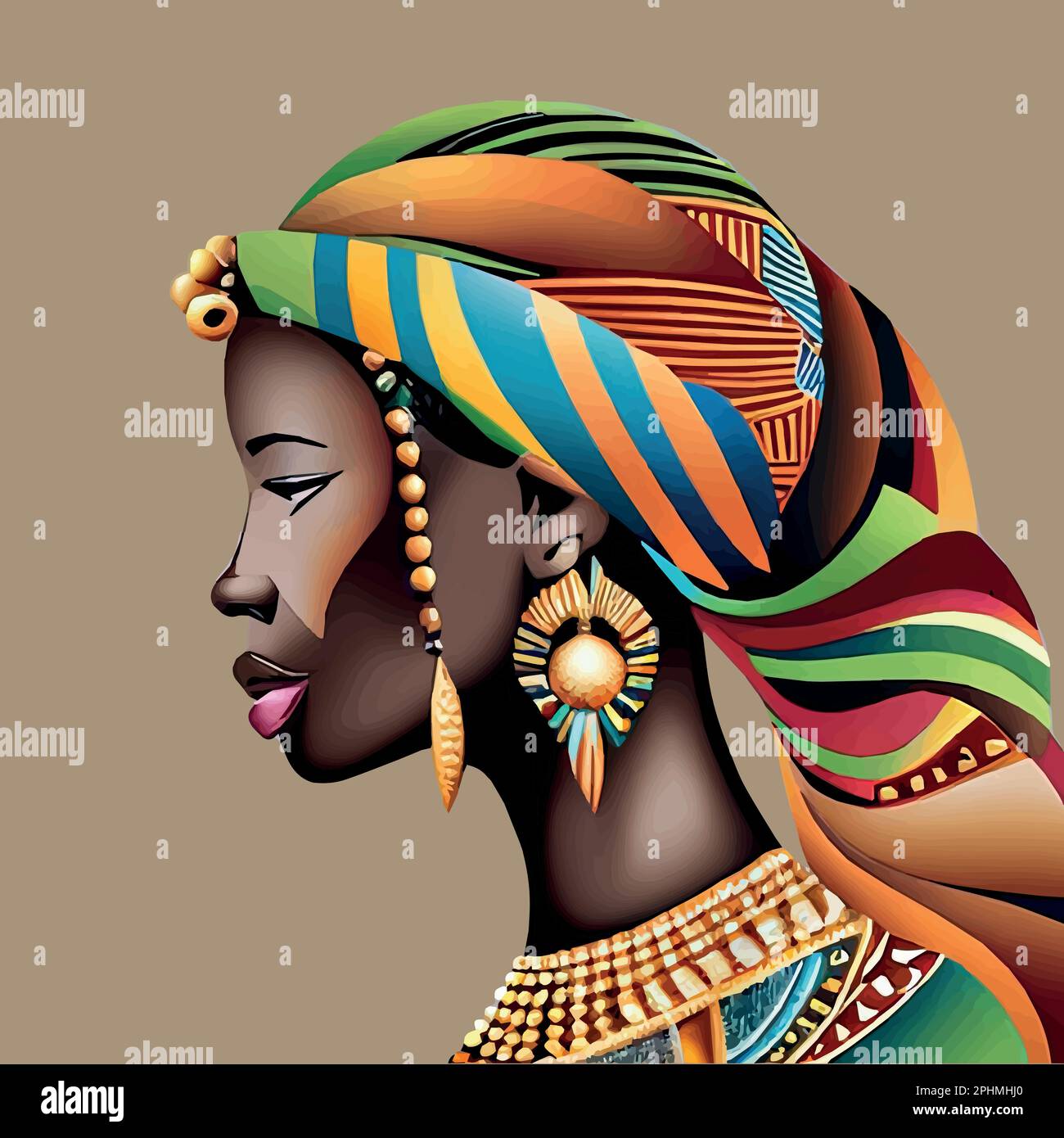Indian woman close up Stock Vector Images - Alamy