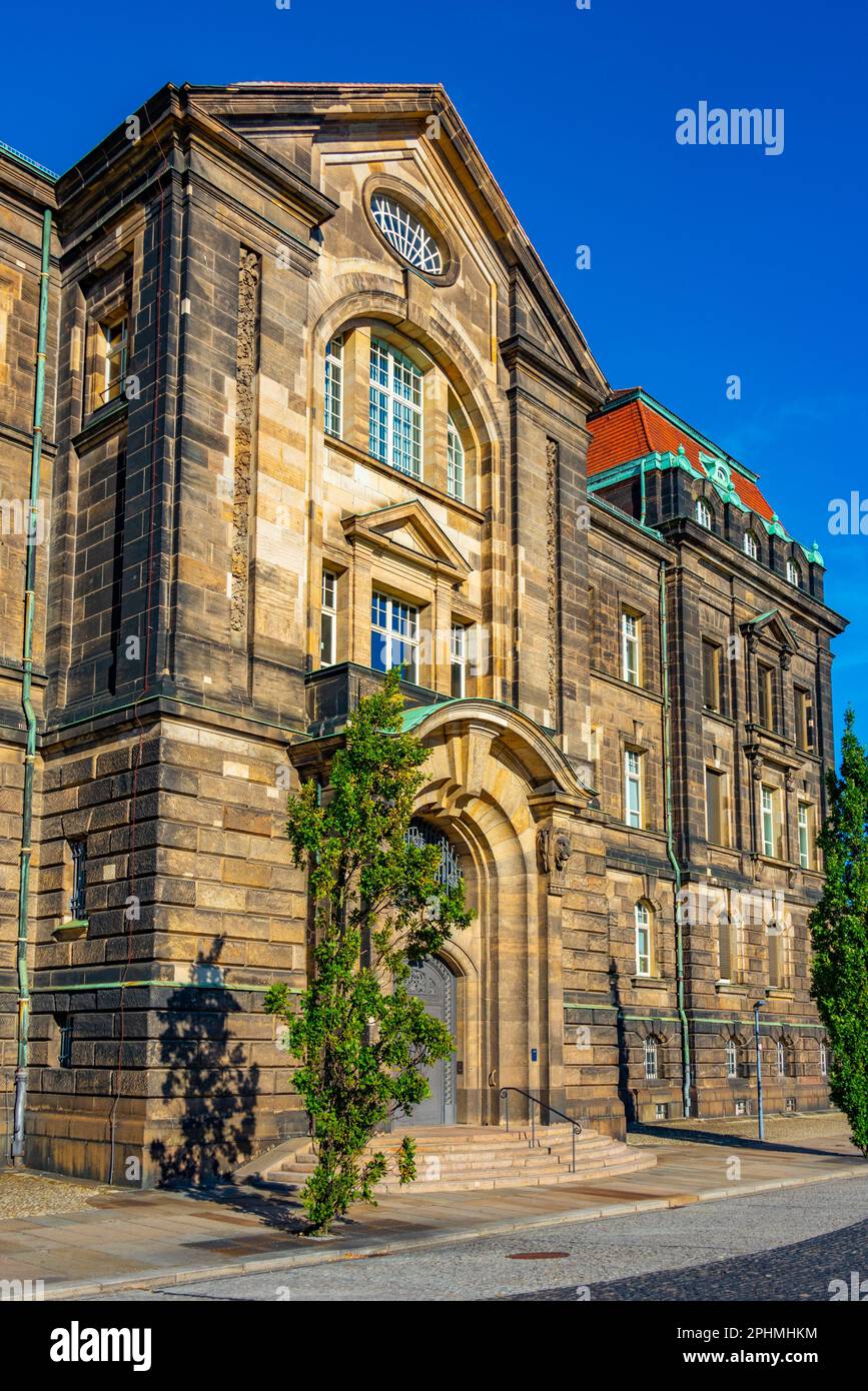 Saxon state government in Dresden, Germany Stock Photo - Alamy