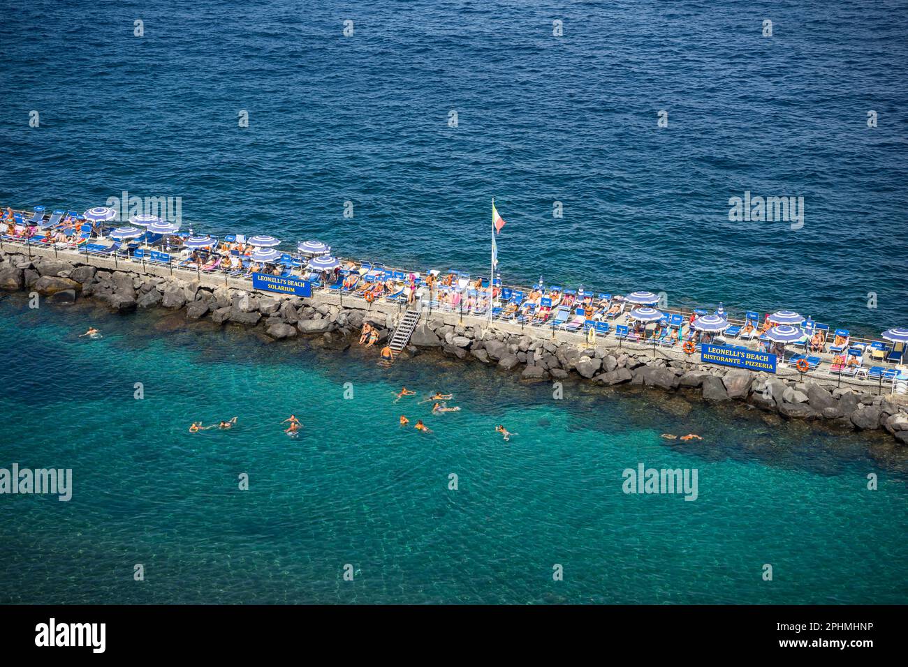 Leonellis beach in sorrento hi-res stock photography and images - Alamy