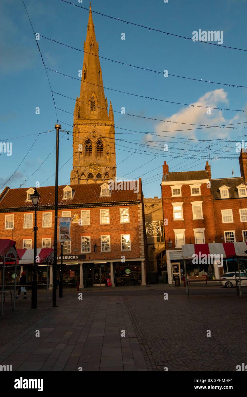 NEWARK ON TRENT, NOTTINGHAMSHIRE/ENGLAND - 29 December 2022: Newark On ...