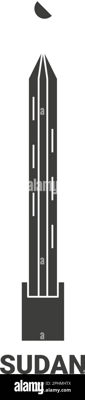 Sudan travel landmark vector illustration Stock Vector Image & Art - Alamy