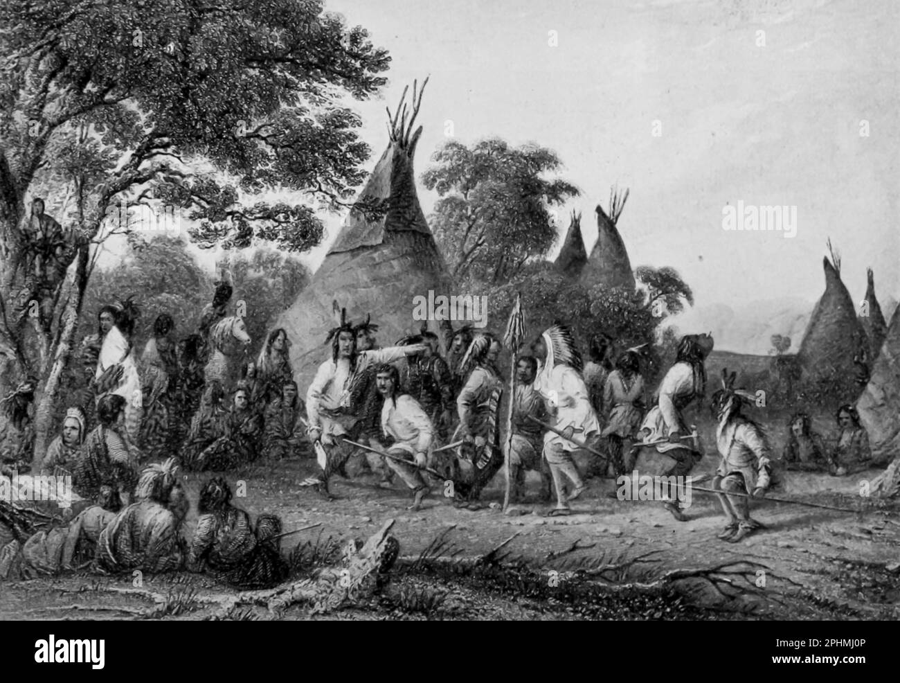Dog Dance of the Sioux Indian Braves from the book ' The Song of ...