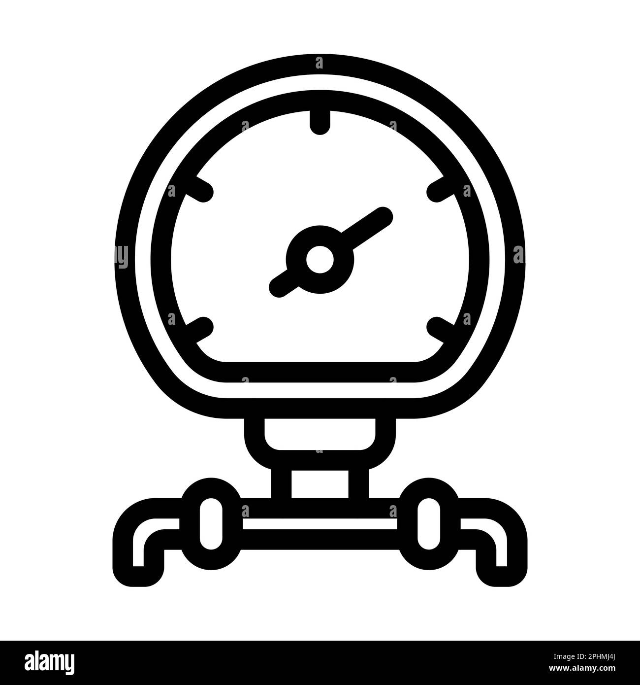 Gas Vector Thick Line Icon For Personal And Commercial Use Stock Photo - Alamy