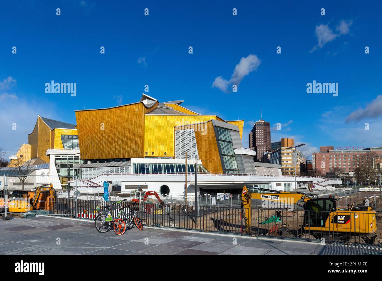 Berlin, Germany - March 25, 2019: The Berliner Philarmonie concert hall ...
