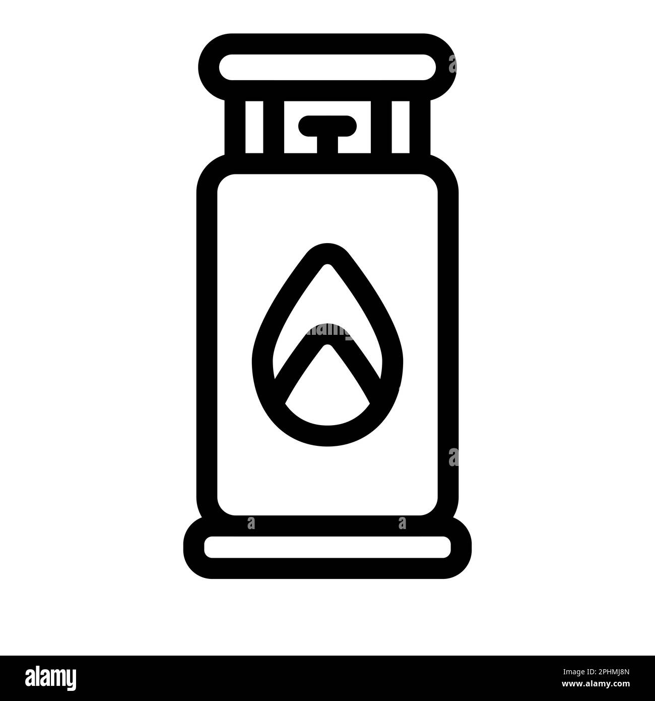 Propane Vector Thick Line Icon For Personal And Commercial Use Stock Photo - Alamy