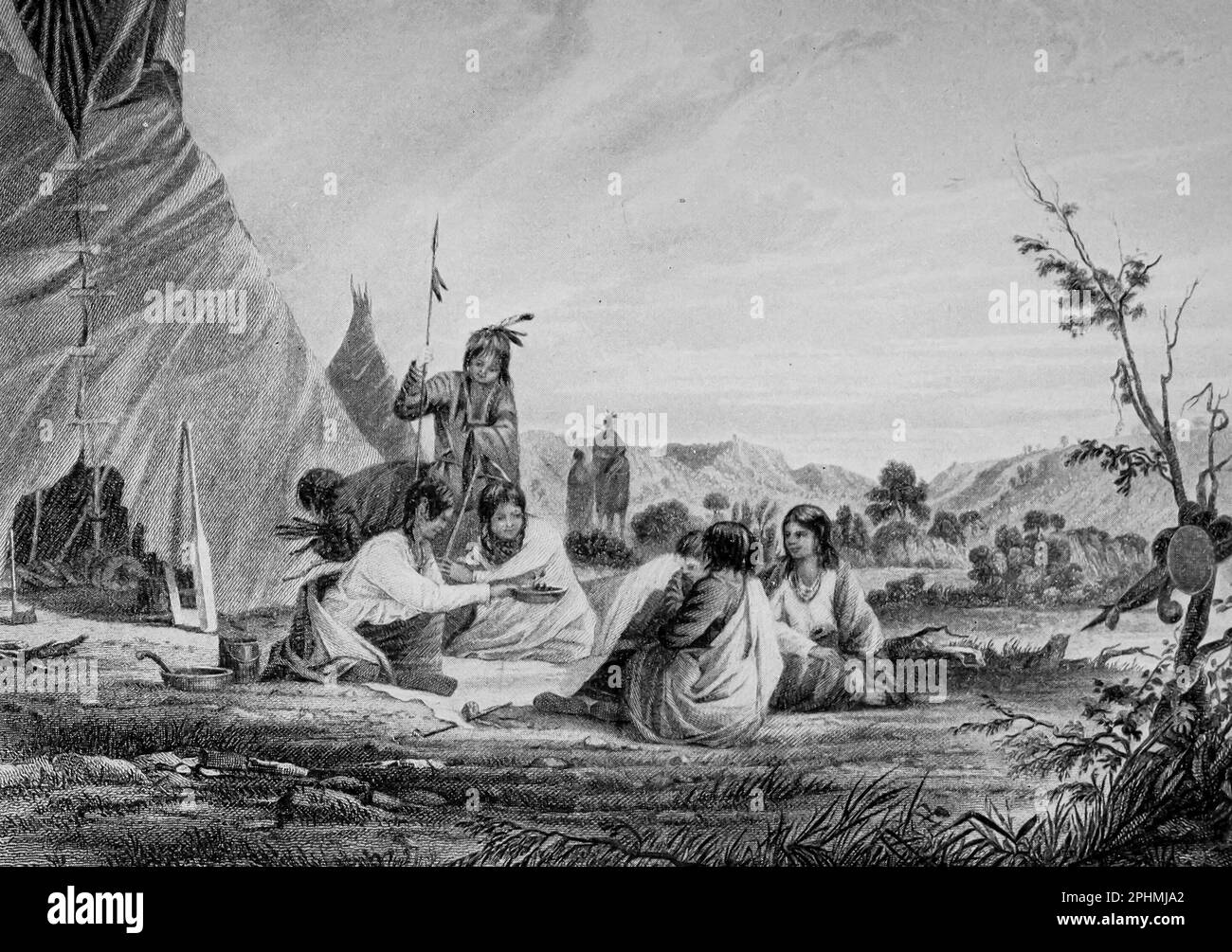 Iroquois indian woman hi-res stock photography and images - Alamy