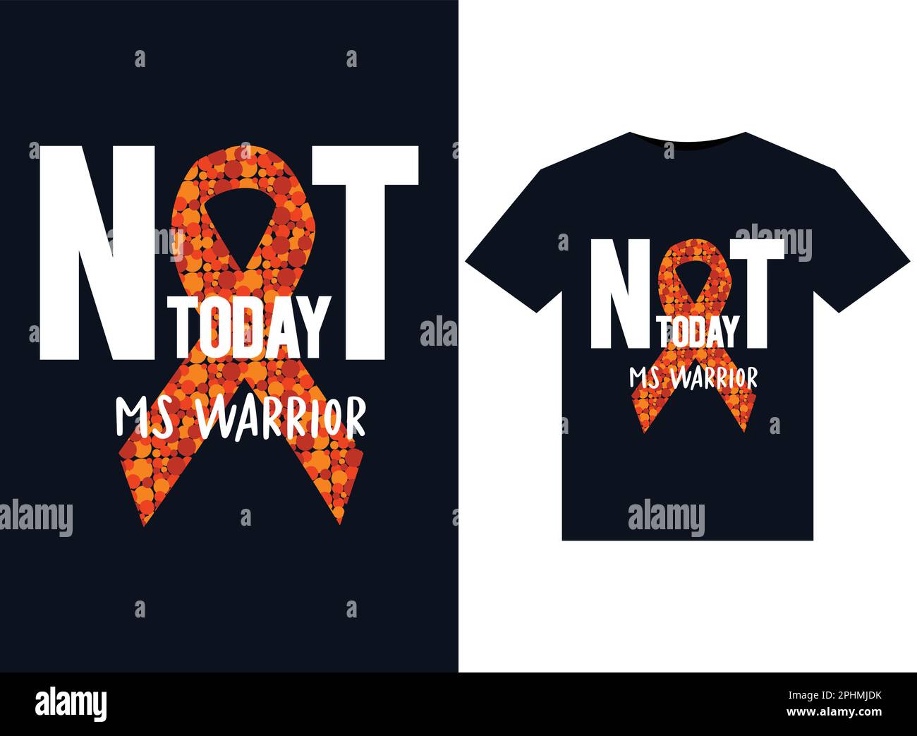 Not today MS Warrior illustrations for print-ready T-Shirts design ...