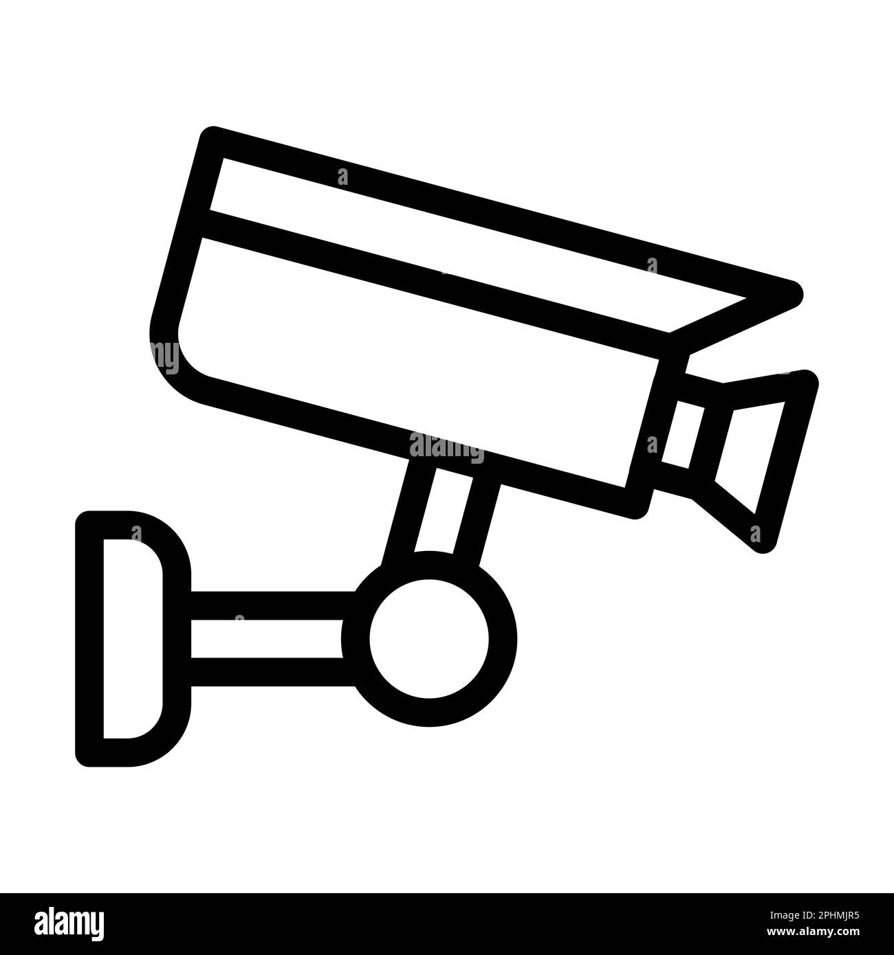 Cctv Vector Thick Line Icon For Personal And Commercial Use Stock Photo ...