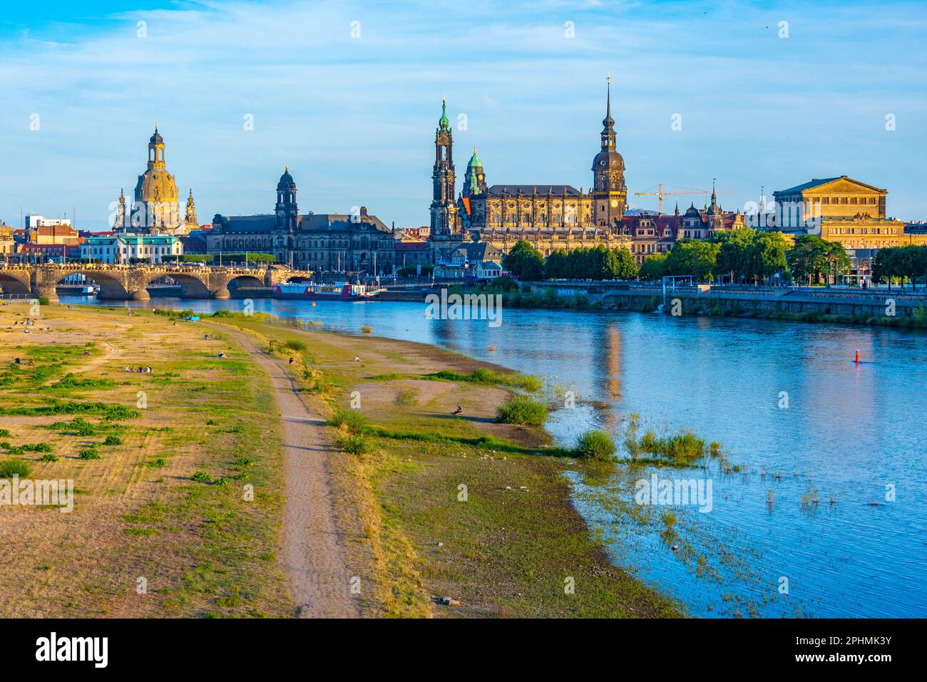 Panorama view of German town Dresden Stock Photo - Alamy