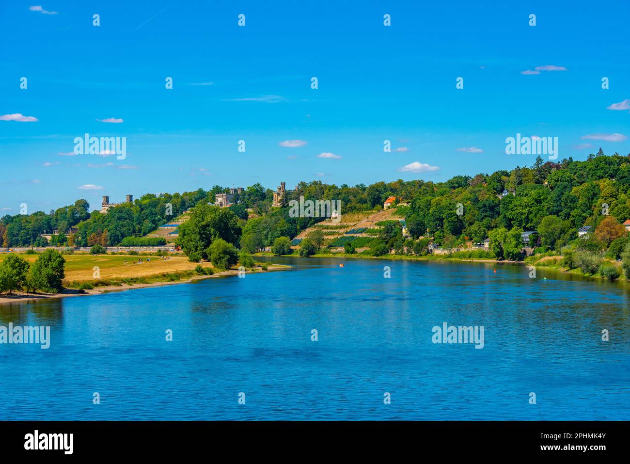 Historical architecture elbe river germany countryside hi-res stock ...