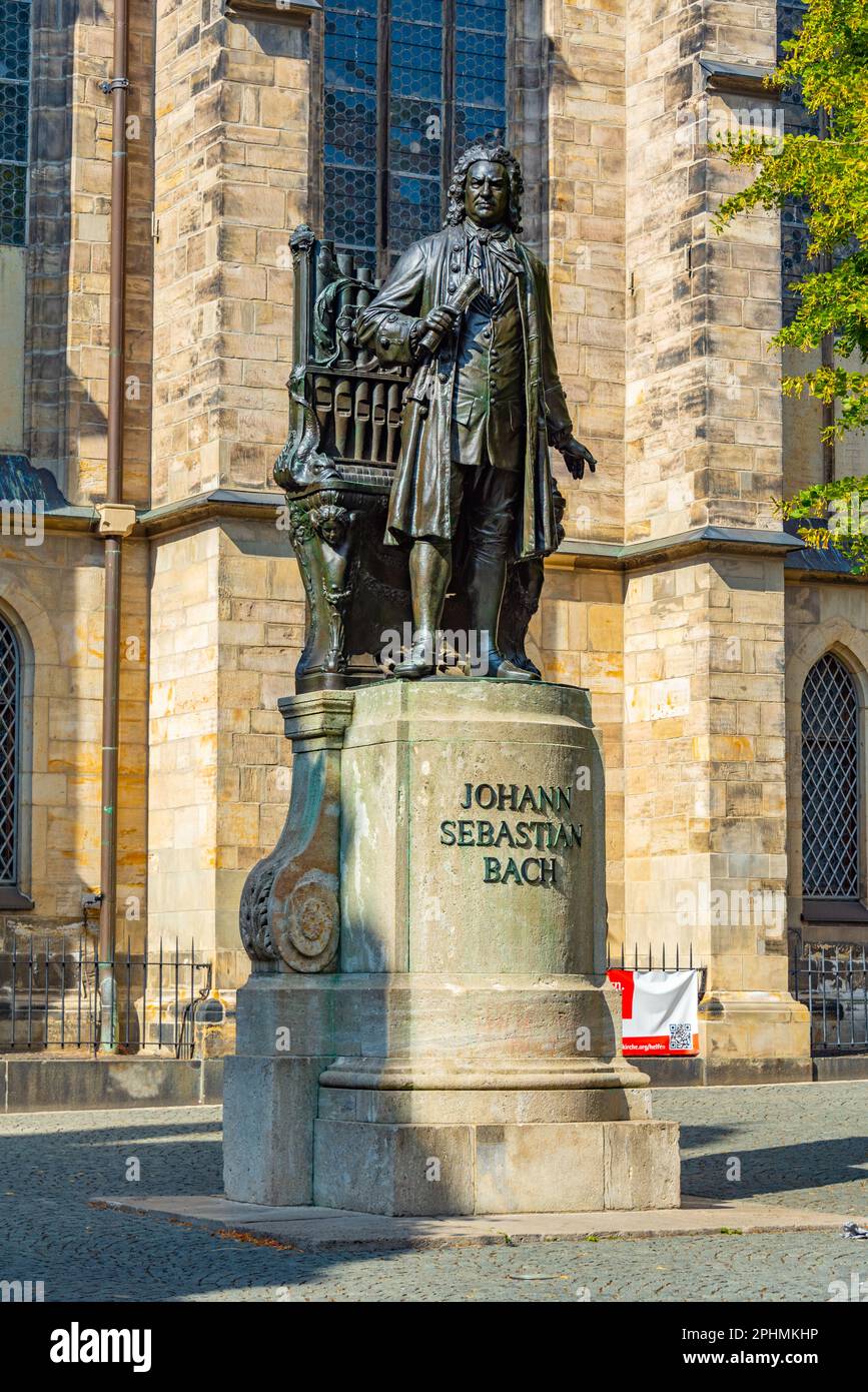 Sculpture of Johann Sebastian Bach at Leipzig, Germany Stock Photo - Alamy