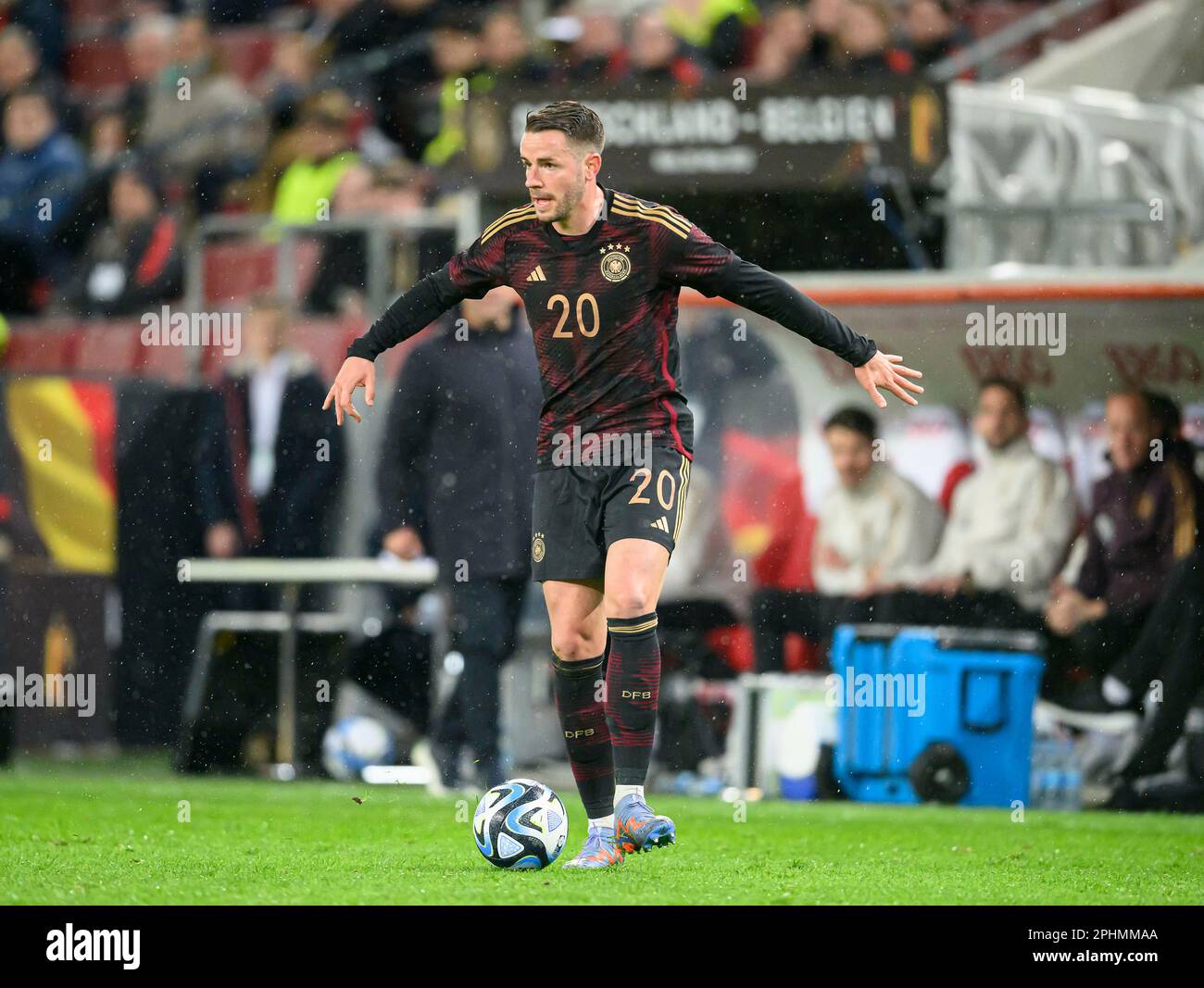 Christian GUENTER (Gunter)(GER) action, soccer Laenderspiel, friendly ...