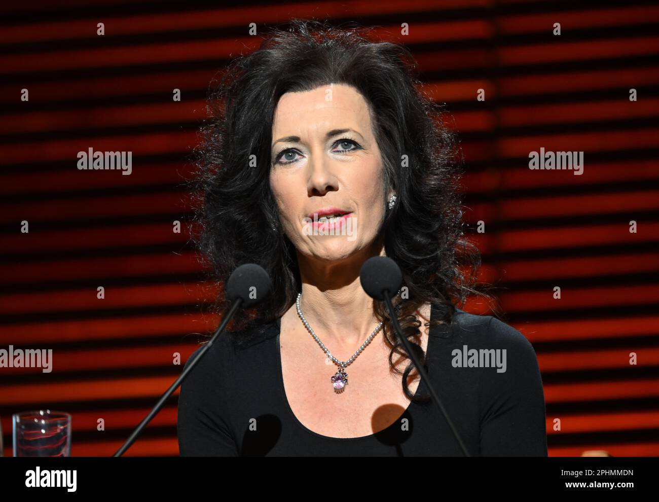 Weimar, Germany. 29th Mar, 2023. Andrea Titz, Chairwoman of the German ...