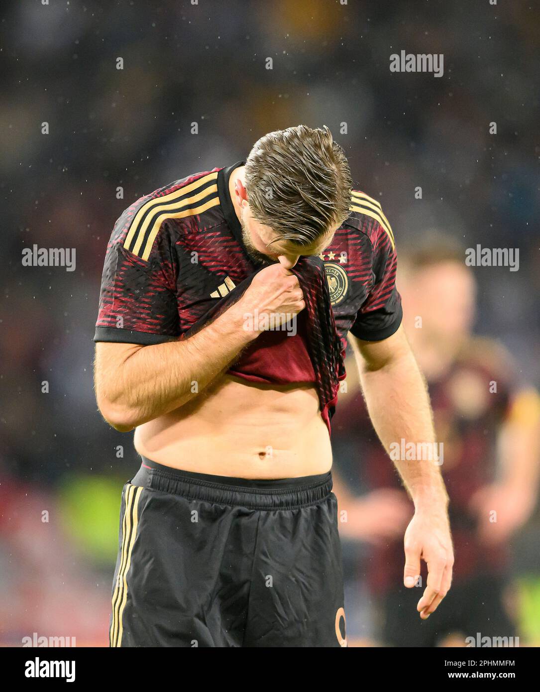 Niclas FUELLKRUG (Fullkrug)(GER) disappointed Soccer Laenderspiel ...