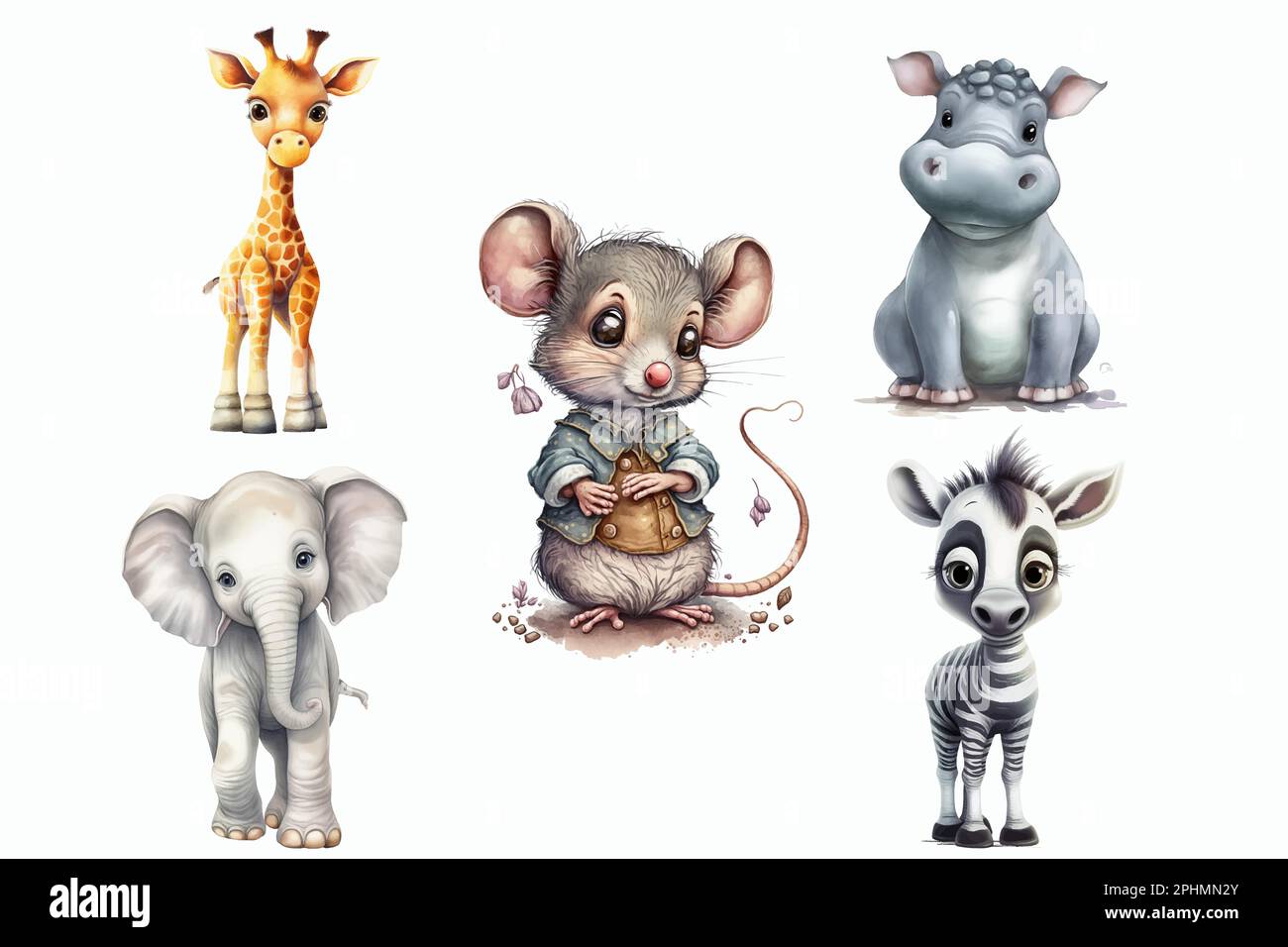 3d cartoon giraffe Stock Vector Images - Alamy