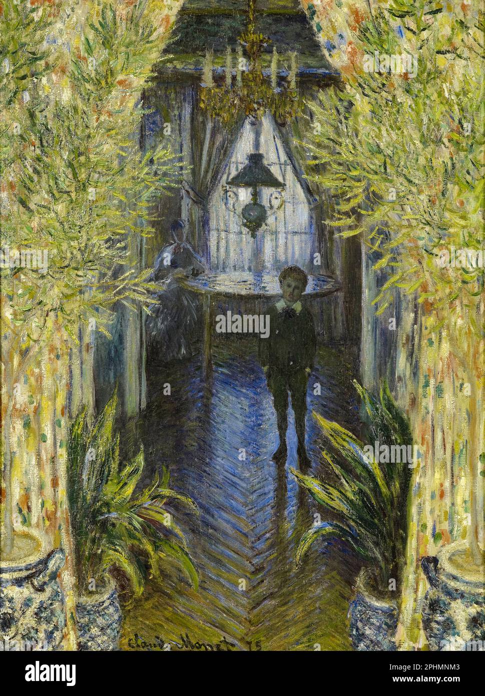 Claude Monet, A Corner of the Apartment, painting in oil on canvas ...