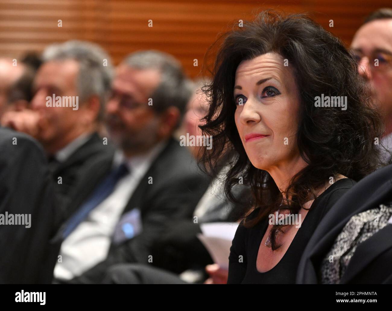 Weimar, Germany. 29th Mar, 2023. Andrea Titz, Chairwoman of the German ...
