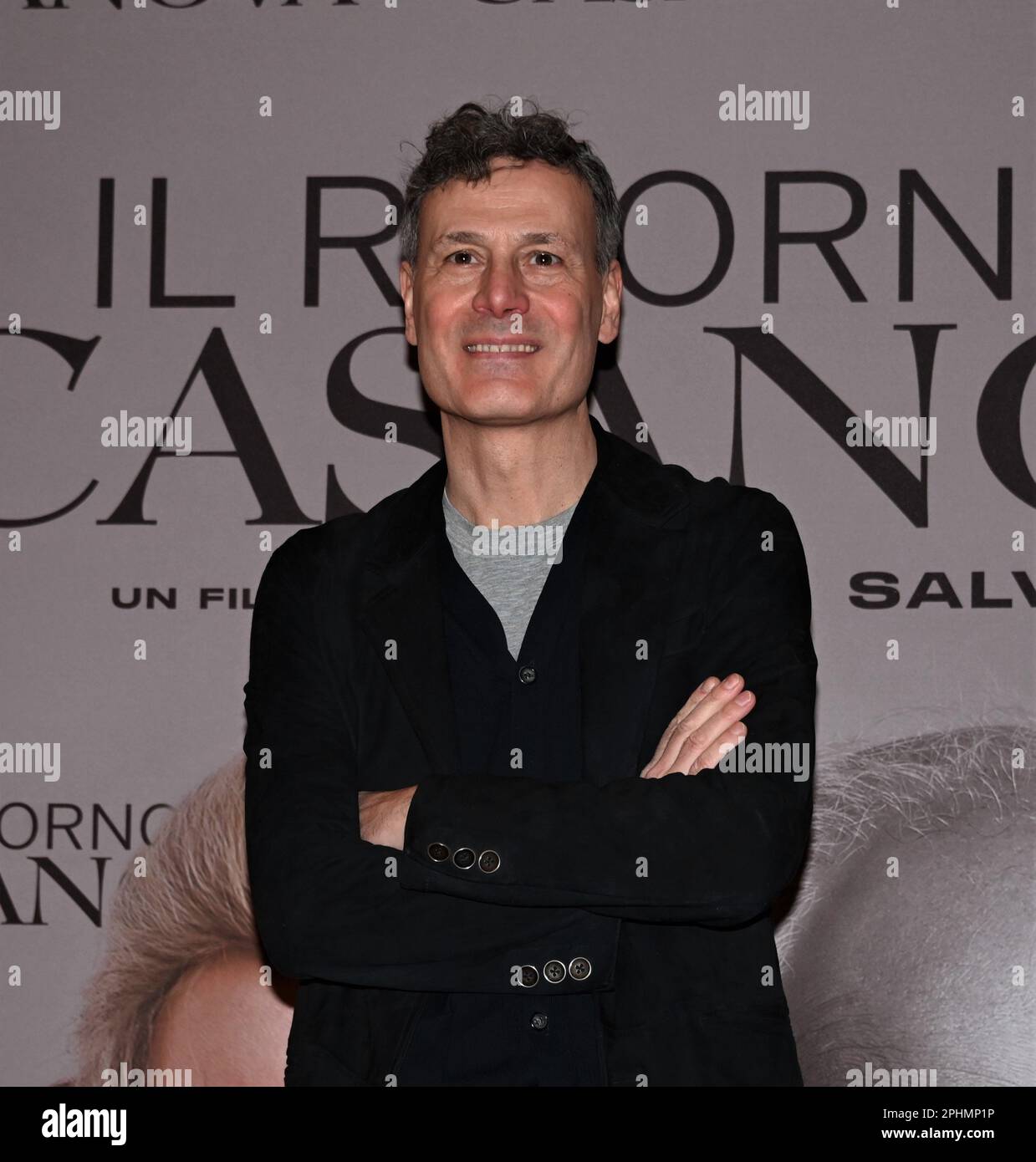 Milan, . 28th Mar, 2023. Milano, Italy The return of CASANOVA film ...