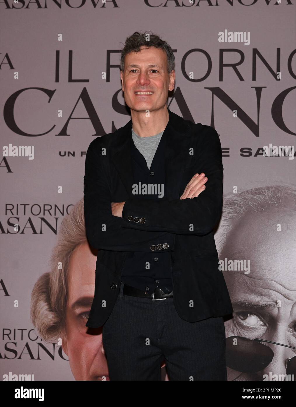 Milan, . 28th Mar, 2023. Milano, Italy The return of CASANOVA film ...