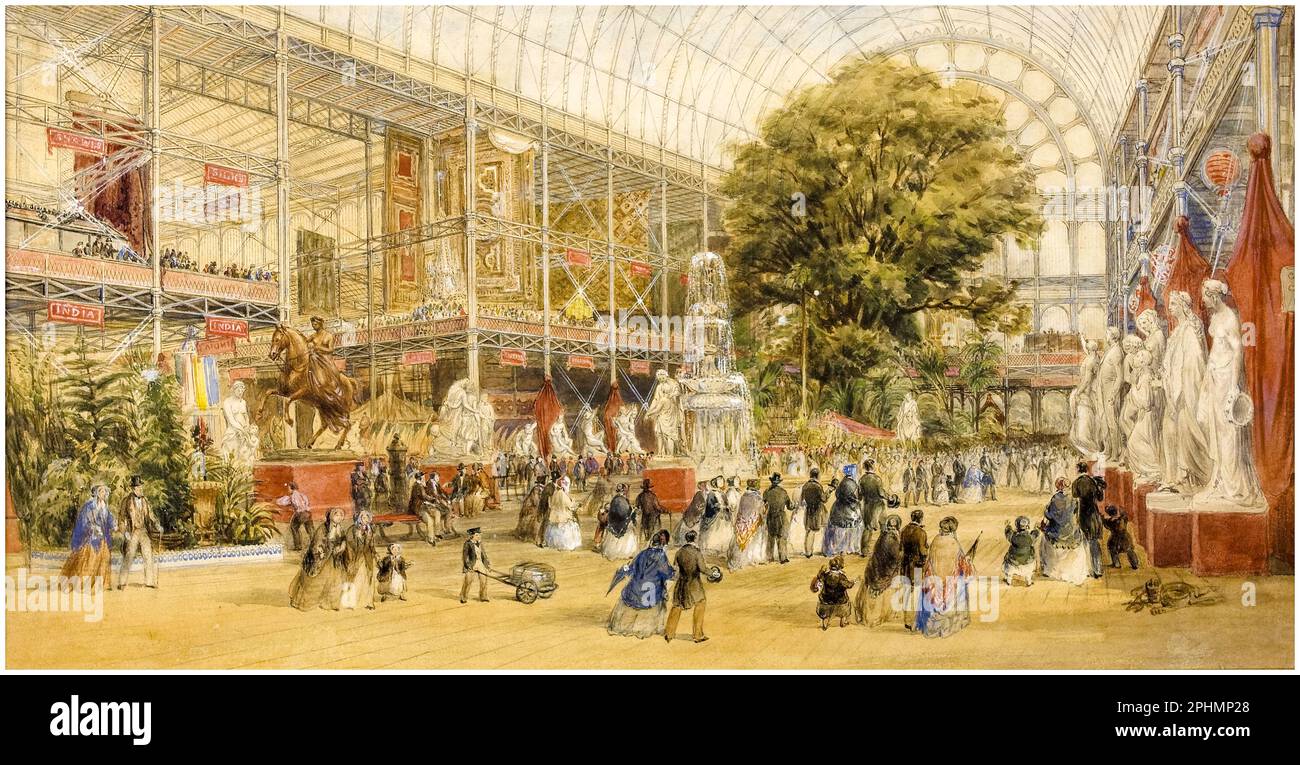 Great exhibition crystal palace Cut Out Stock Images & Pictures - Alamy