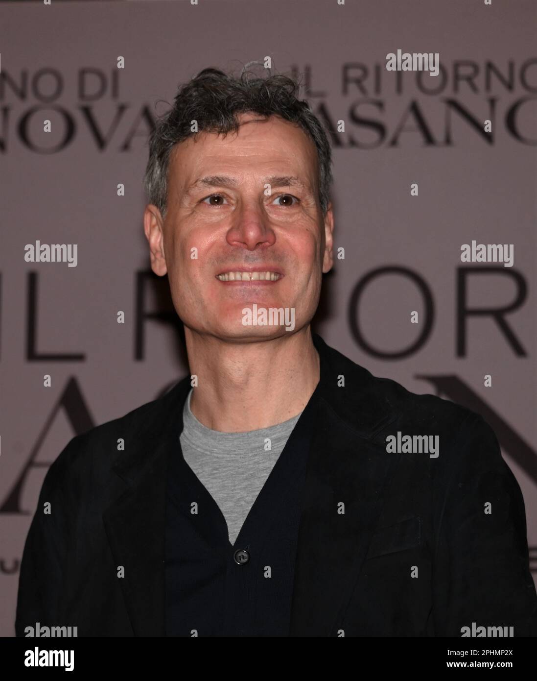 Milan, . 28th Mar, 2023. Milano, Italy The return of CASANOVA film ...