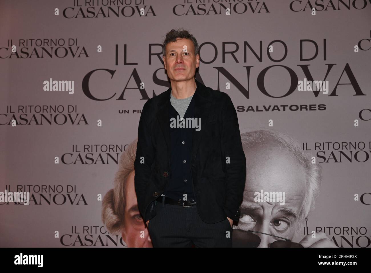 Milan, . 28th Mar, 2023. Milano, Italy The return of CASANOVA film ...