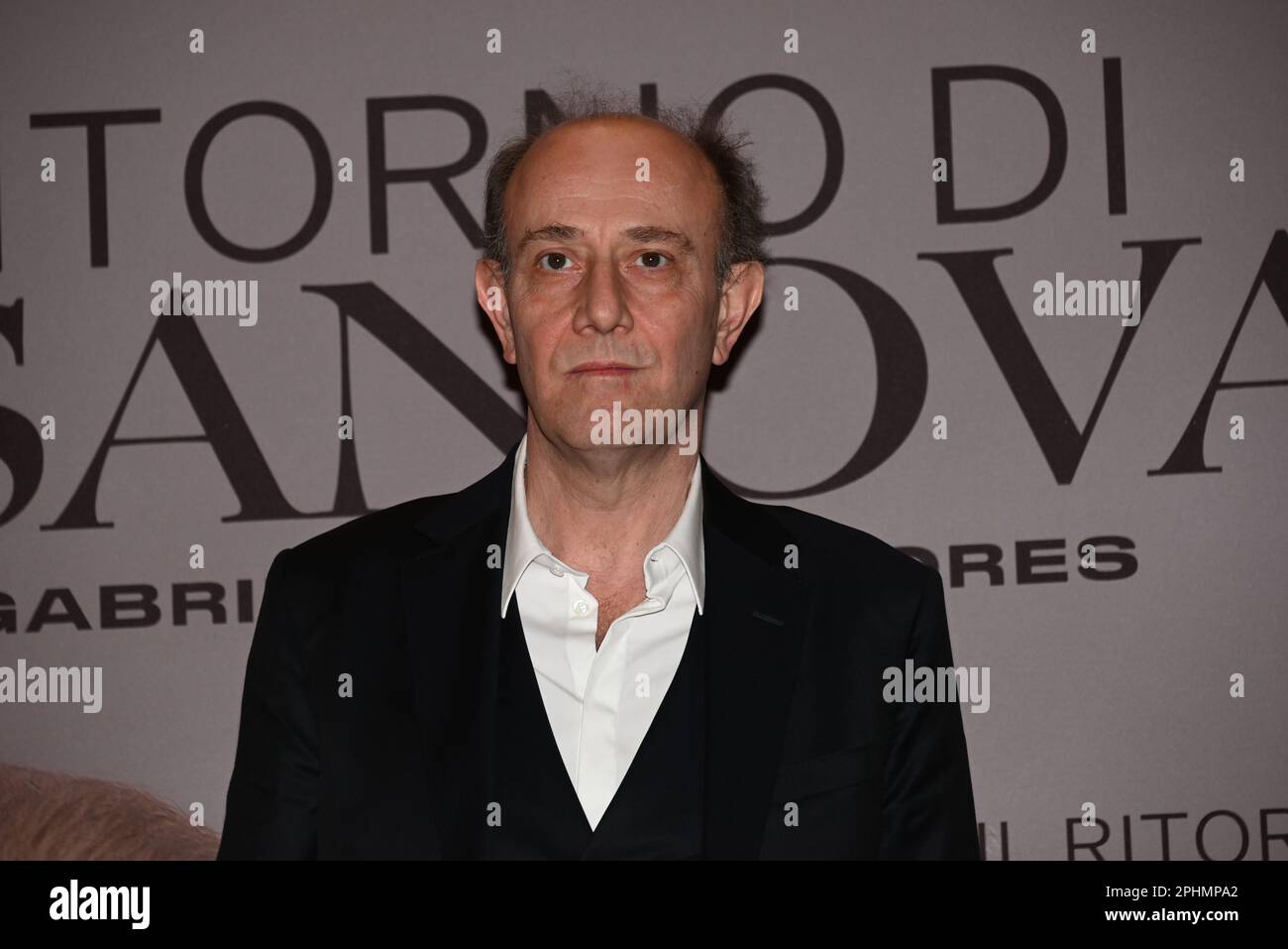 Milan, . 28th Mar, 2023. Milano, Italy The return of CASANOVA film ...