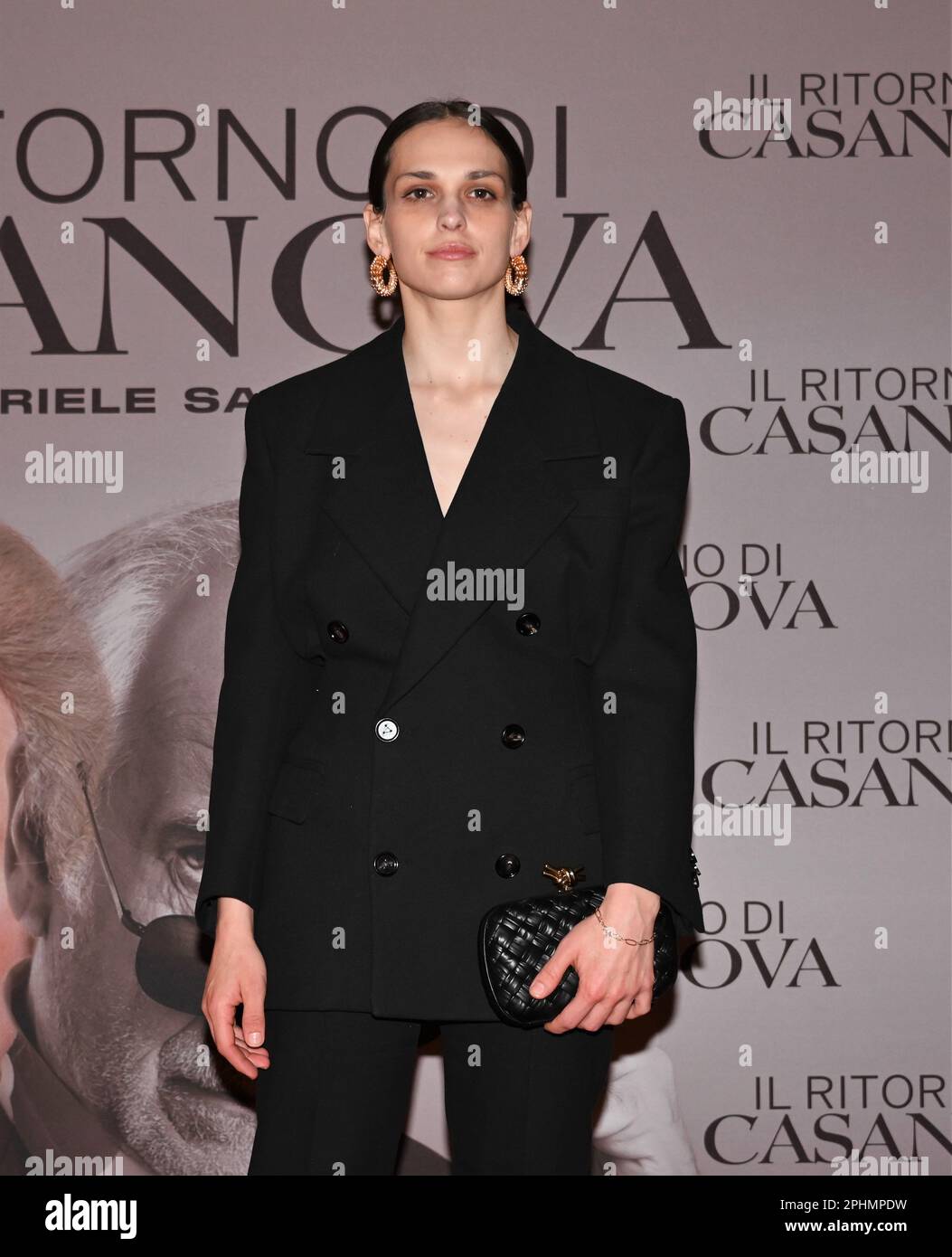 Milan, . 28th Mar, 2023. Milano, Italy The return of CASANOVA film ...