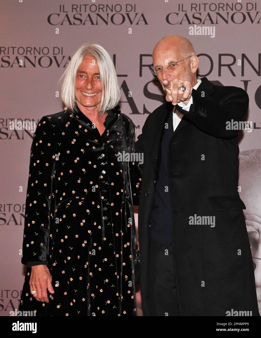 Milan, . 29th Mar, 2023. Milano, Italy The return of CASANOVA film ...