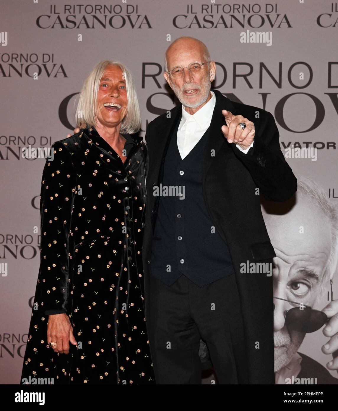 Milan, . 29th Mar, 2023. Milano, Italy The return of CASANOVA film ...