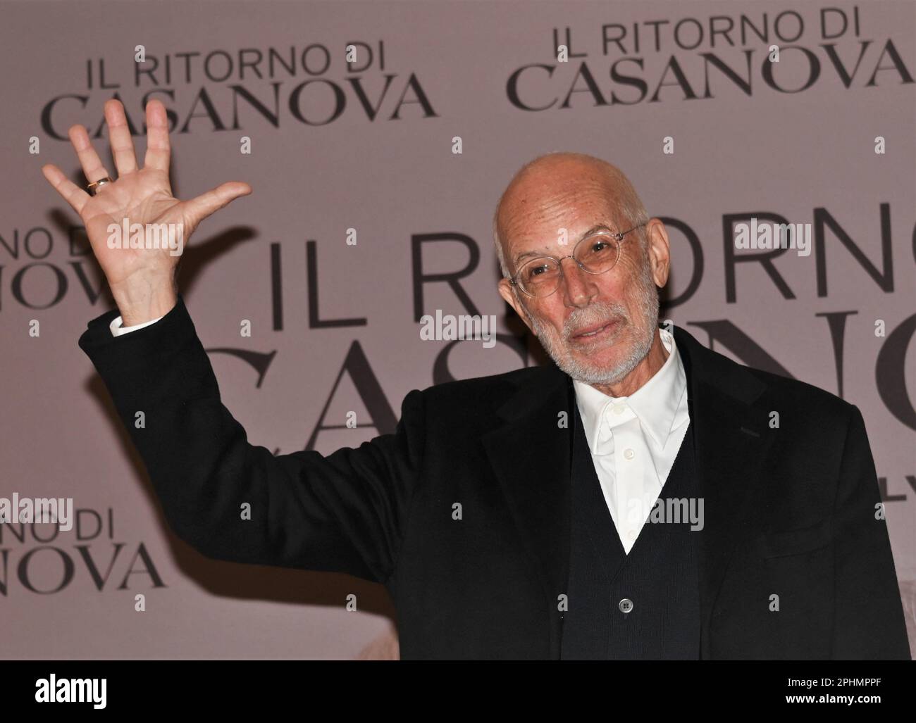 Milan, . 28th Mar, 2023. Milano, Italy The return of CASANOVA film ...