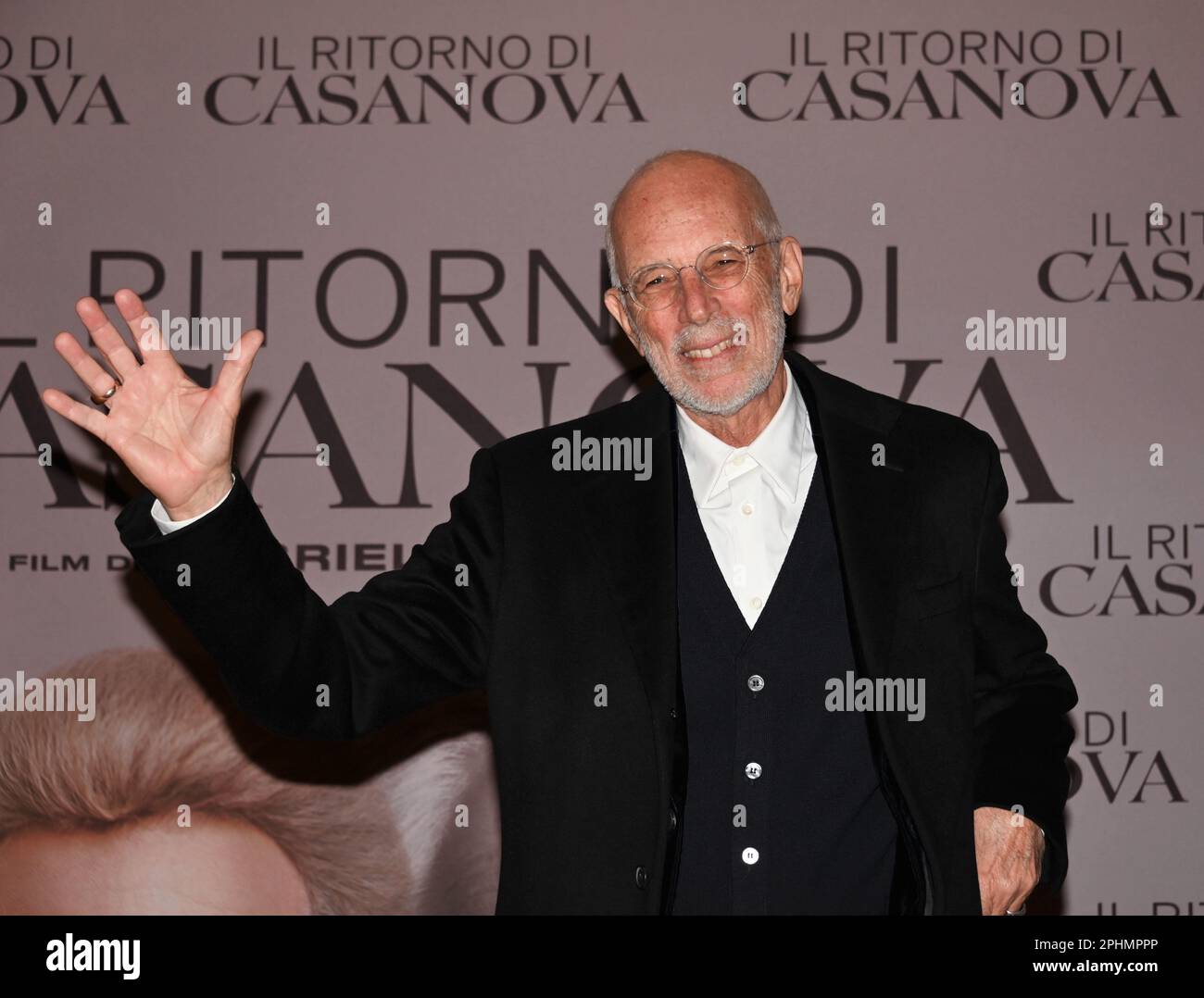 Milan, . 28th Mar, 2023. Milano, Italy The return of CASANOVA film ...