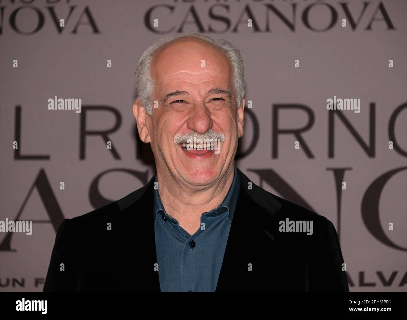 Milan, . 28th Mar, 2023. Milano, Italy The return of CASANOVA film ...