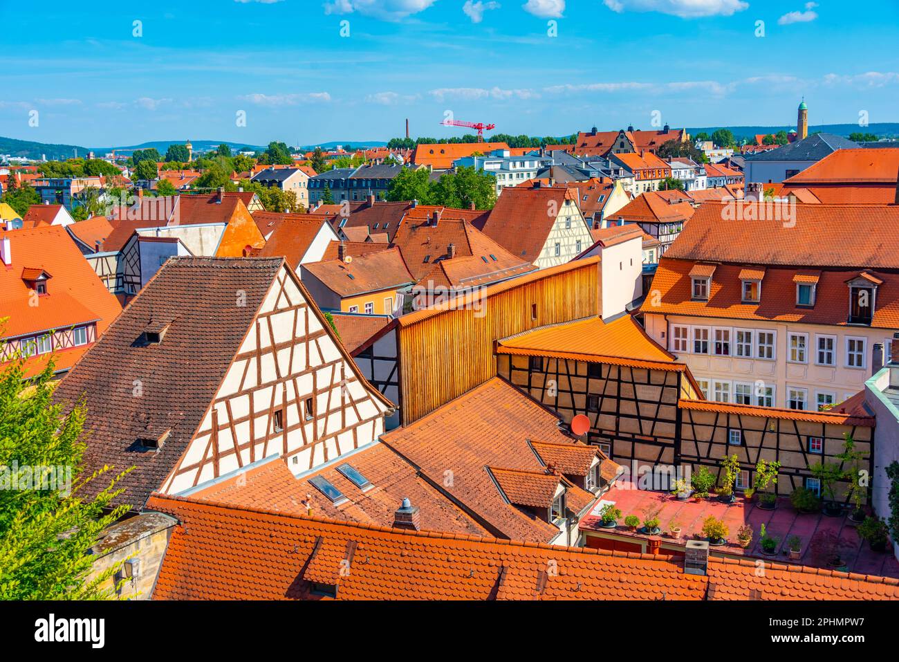 Panorama view of German town Bamberg Stock Photo - Alamy