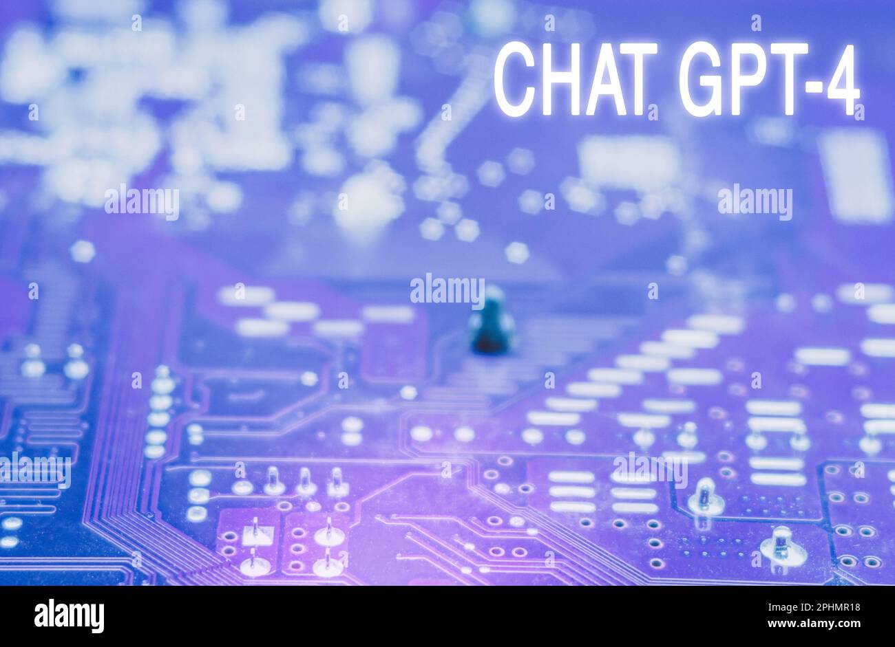 Tyumen, Russia-March 18, 2023: Chat GPT-4 intelligence using an ... Tyumen, Russia-March 18, 2023: Chat GPT-4 intelligence using an ...