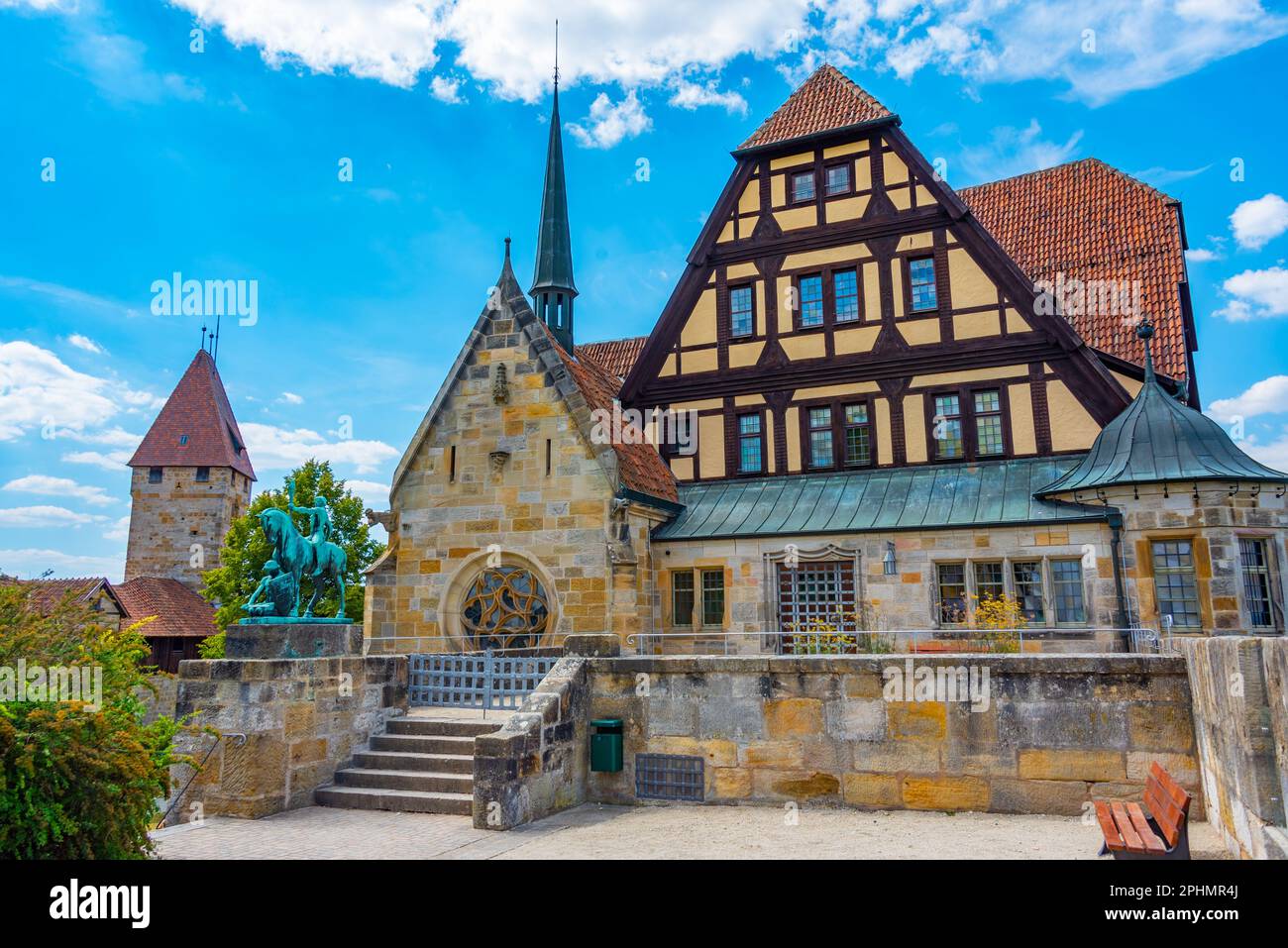 Courtyard of Veste Coburg castle in Germany Stock Photo - Alamy