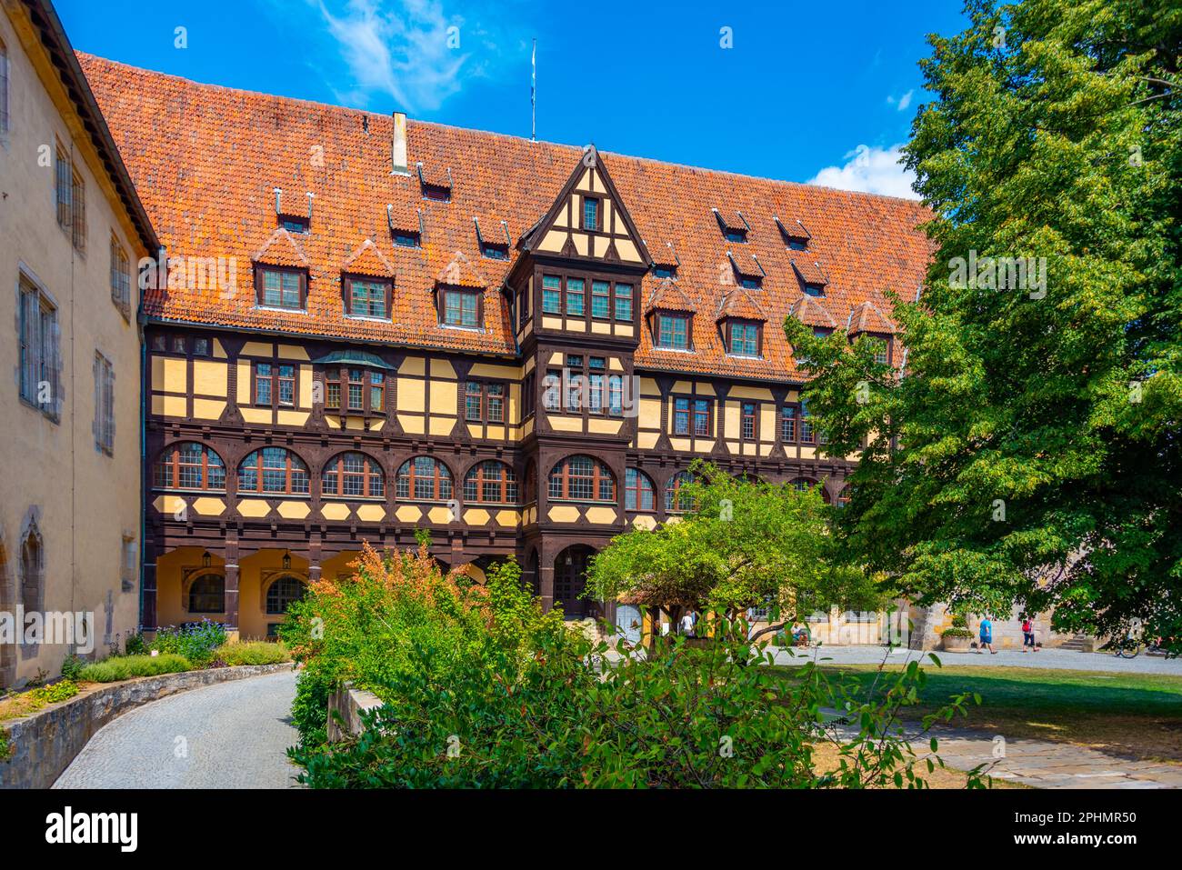 Courtyard of Veste Coburg castle in Germany Stock Photo - Alamy