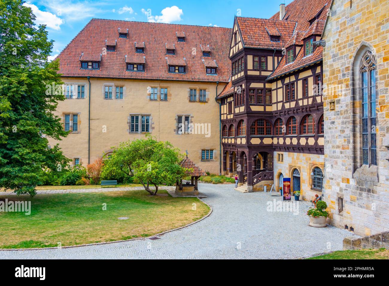 Courtyard of Veste Coburg castle in Germany Stock Photo - Alamy