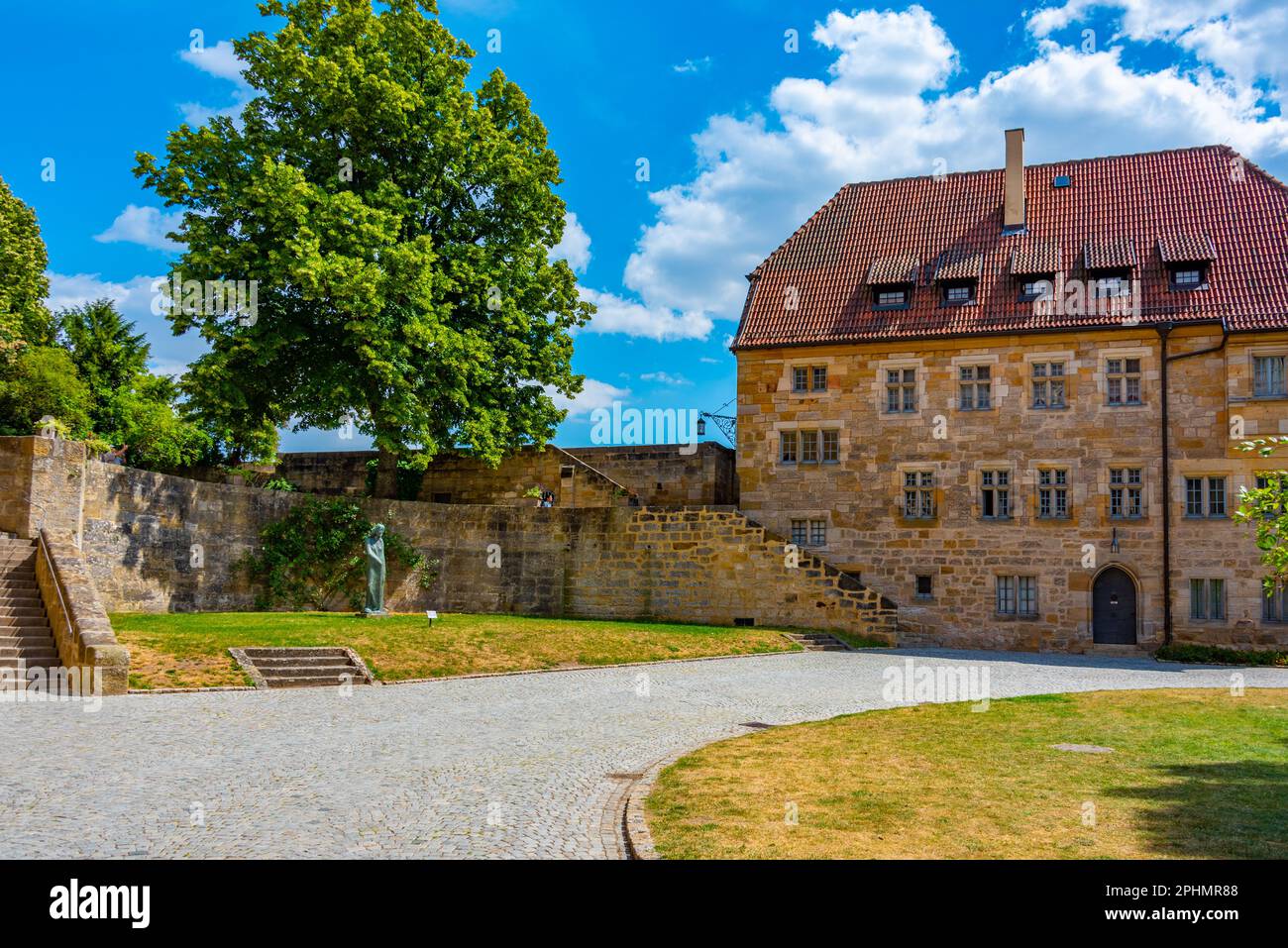 Courtyard of Veste Coburg castle in Germany Stock Photo - Alamy