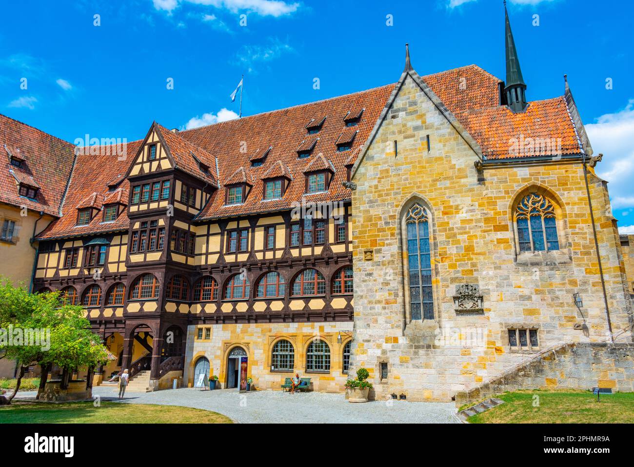 Courtyard of Veste Coburg castle in Germany Stock Photo - Alamy