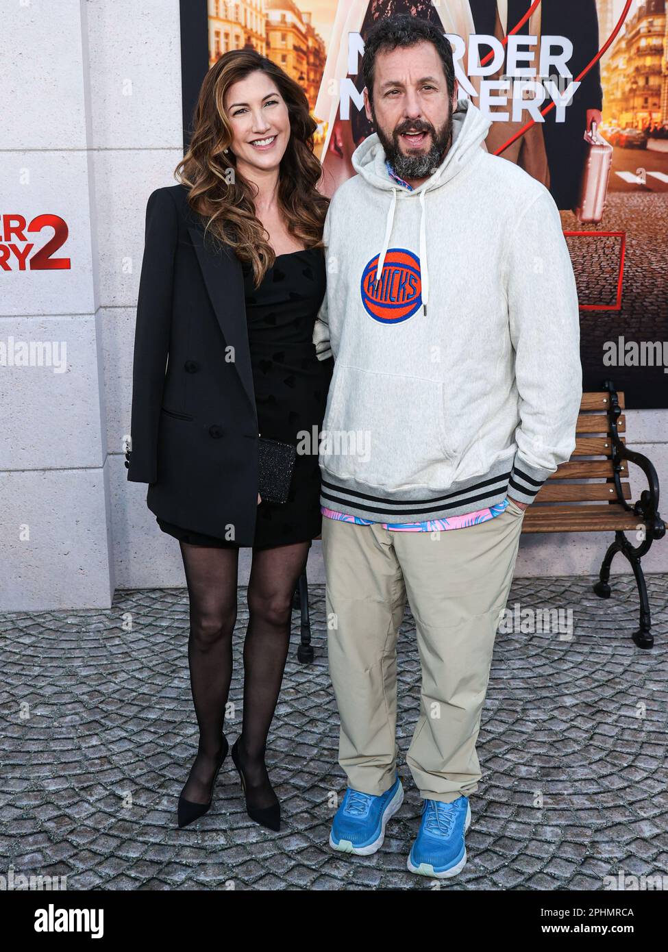 WESTWOOD, LOS ANGELES, CALIFORNIA, USA - MARCH 28: Jackie Sandler and ...