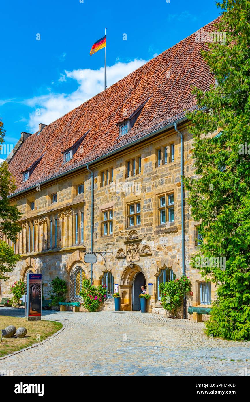 Courtyard of Veste Coburg castle in Germany Stock Photo - Alamy